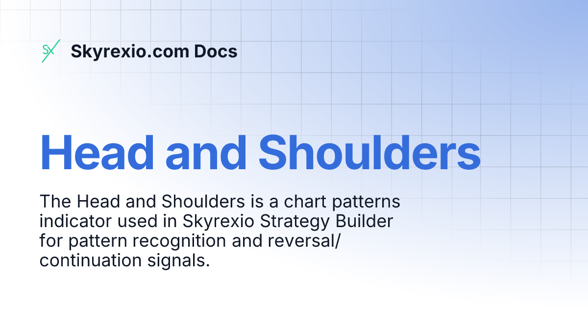 Head and Shoulders | Skyrexio.com Docs